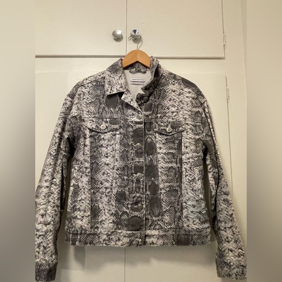 Urban Outfitters | Jackets & Coats | Denim Snake Print Jacket | Poshmark